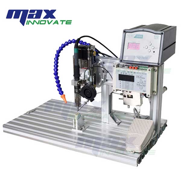 Semi-auto Pedal Control Soldering Machine – Max Innovate